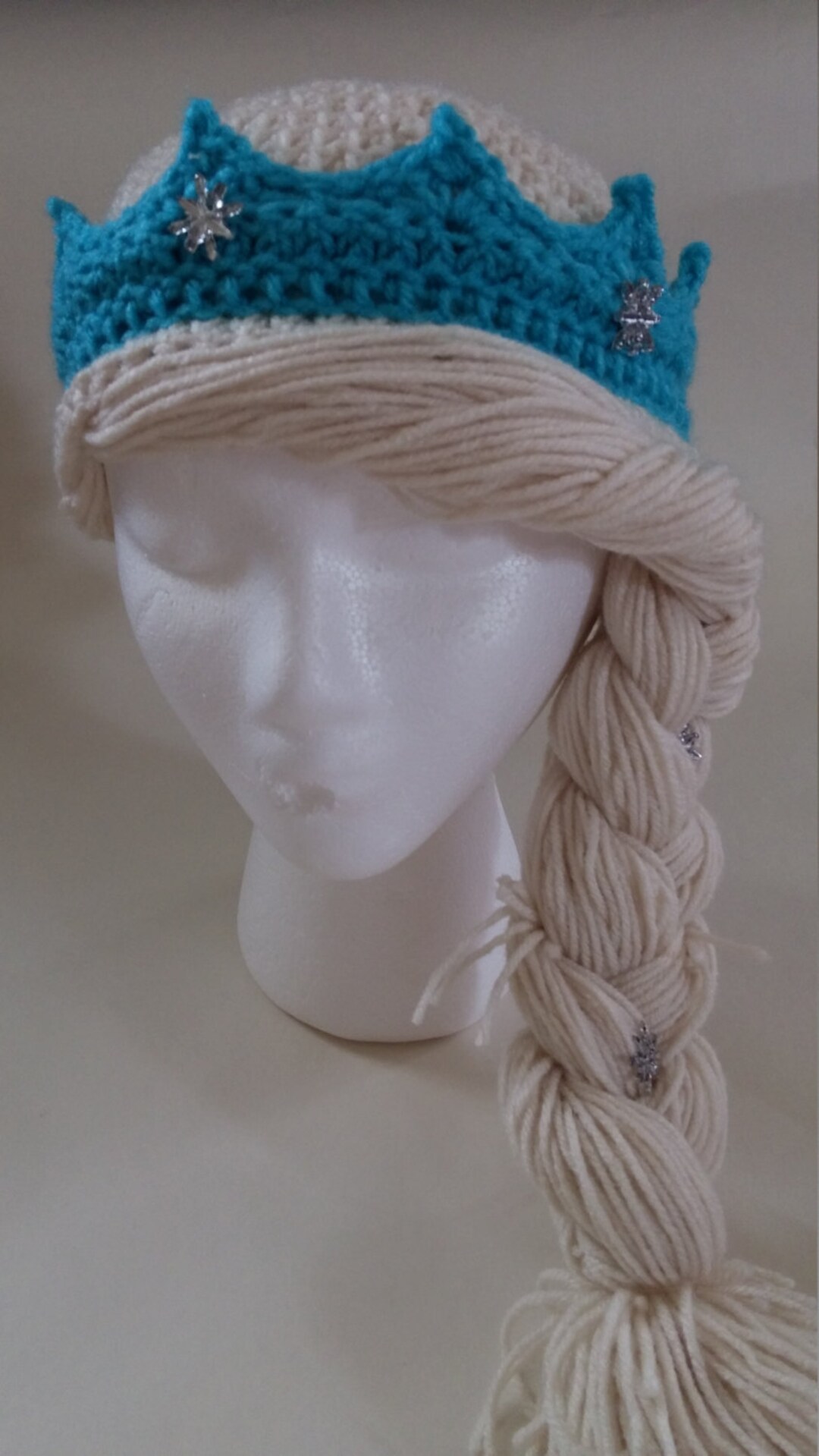 Crochet Queen Elsa Inspired Hat - Etsy