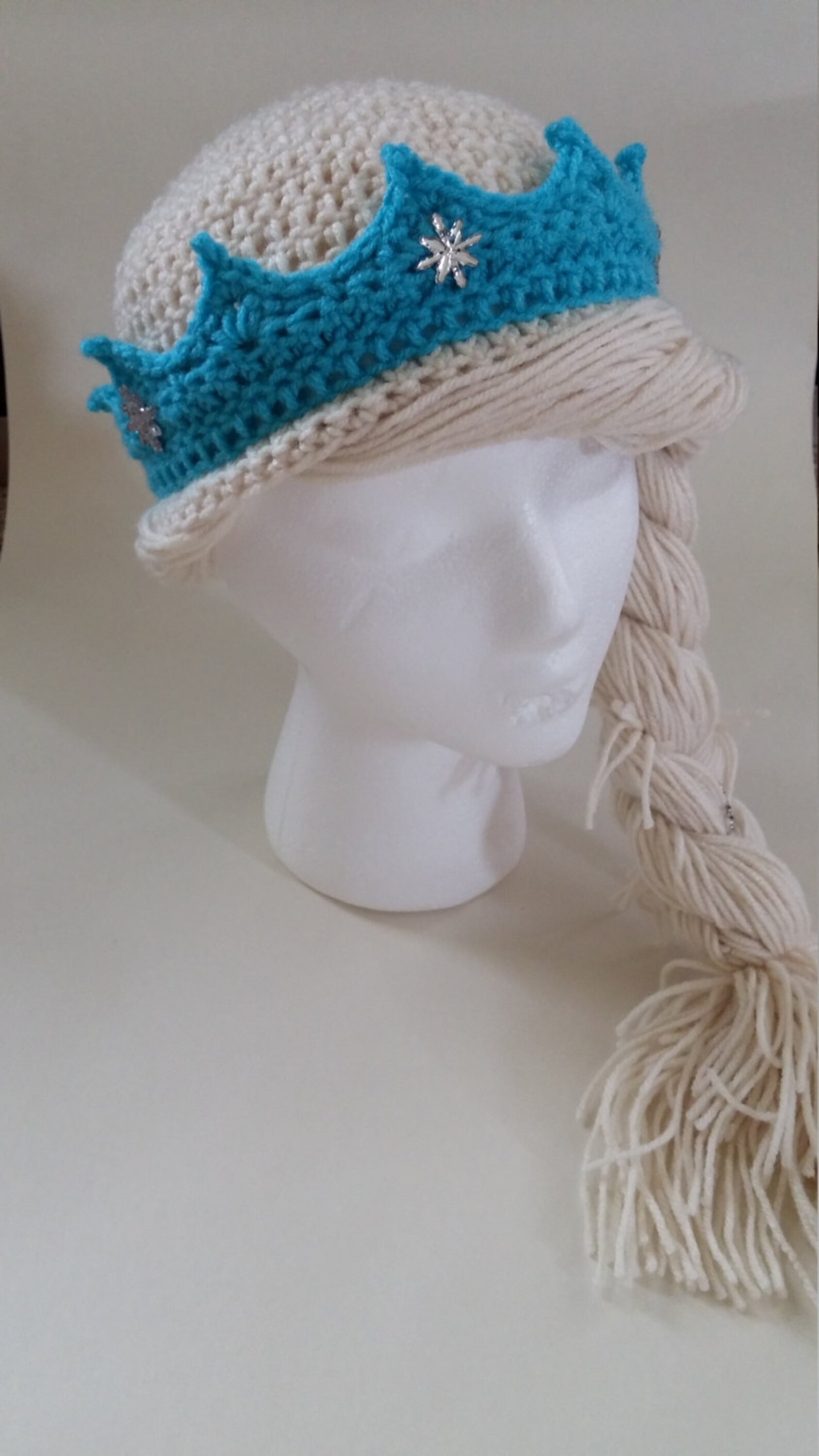 Crochet Queen Elsa Inspired Hat - Etsy