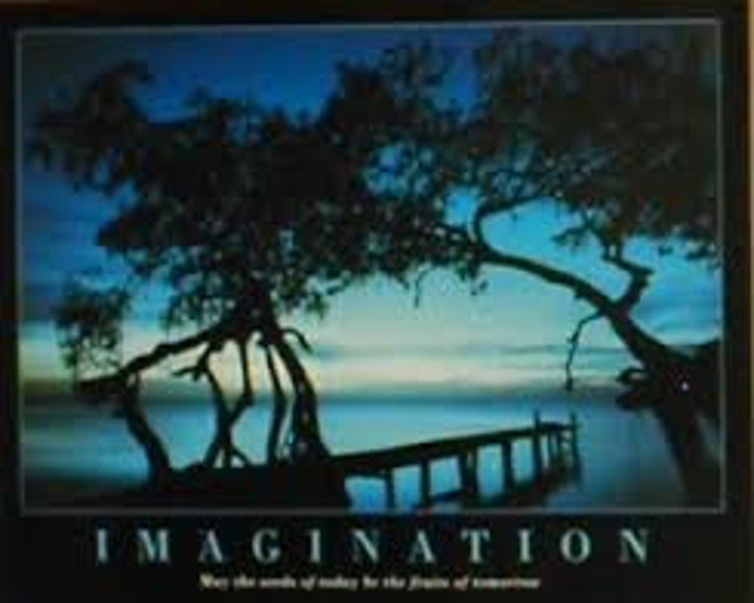 Imagination Inspirational Poster - Etsy