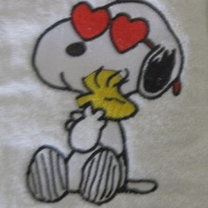 Snoopy in Sunglasses Embroidered Hand Towel - Etsy