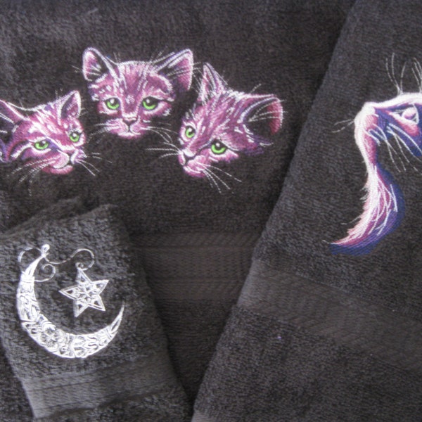 Bathroom Sets Cat - Etsy