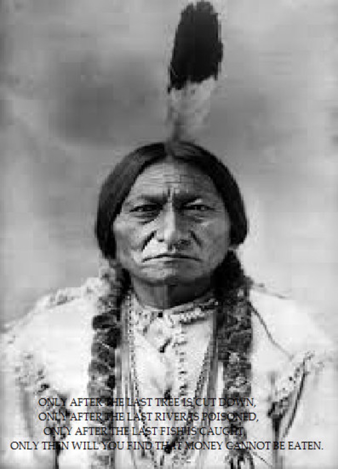 Sitting Bull Inspirational Vintage Poster - Etsy