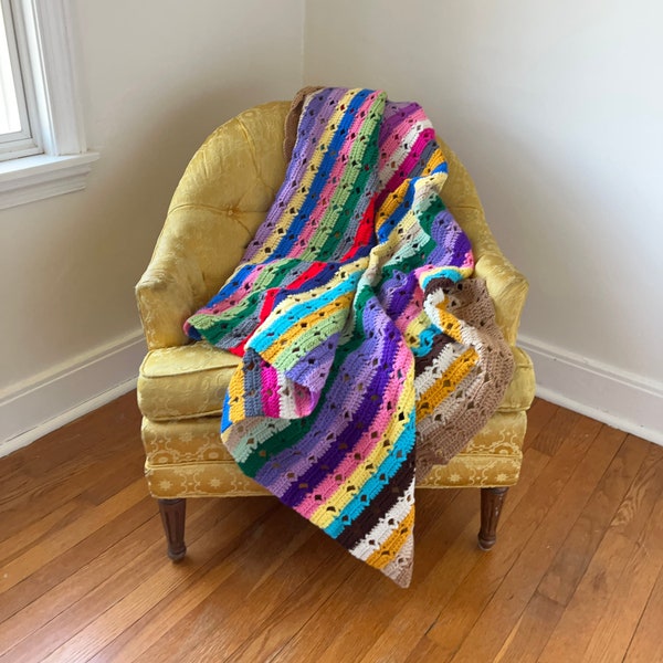 Multi Colored Throw - Etsy