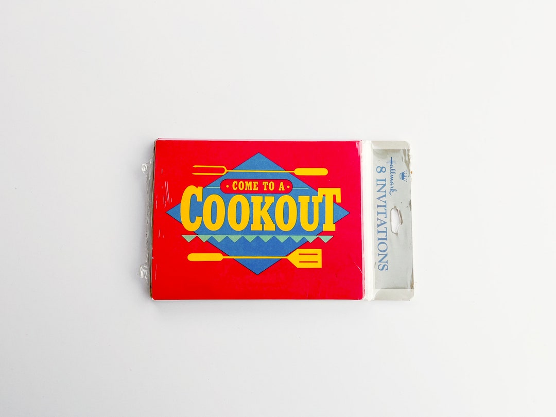 Vintage Cookout Invitations, Party Invites, NOS You're Invited, Come to ...