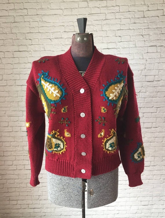 Paisley cardigan - Gem