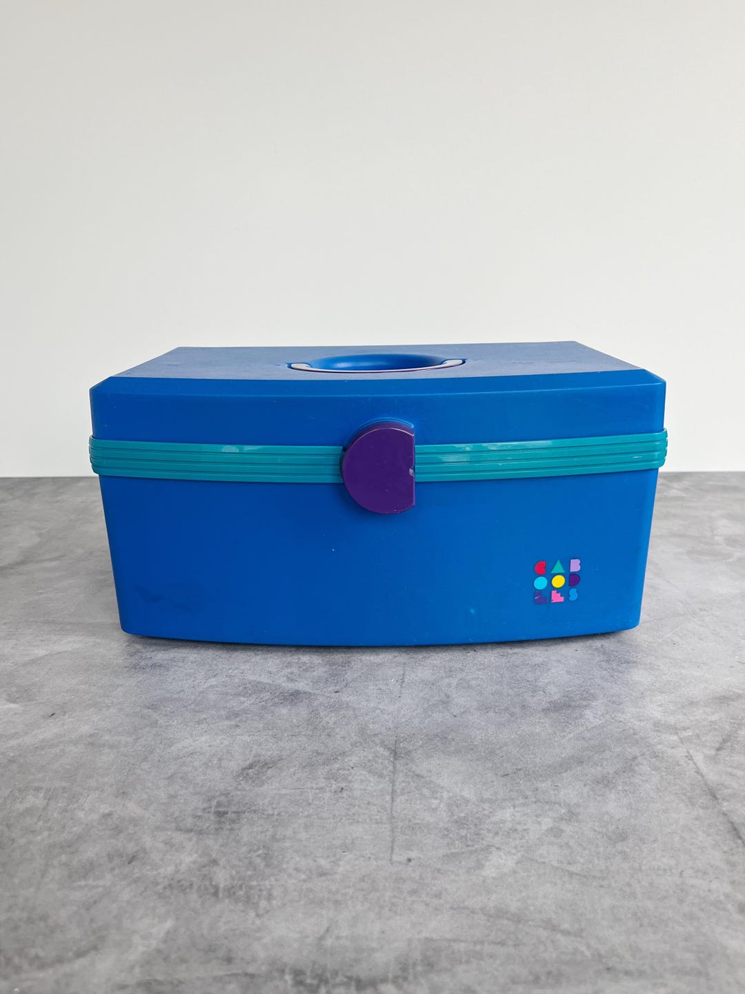 Blue Caboodle Organizer, Vintage Caboodles Cosmetic Carry Case, Style ...