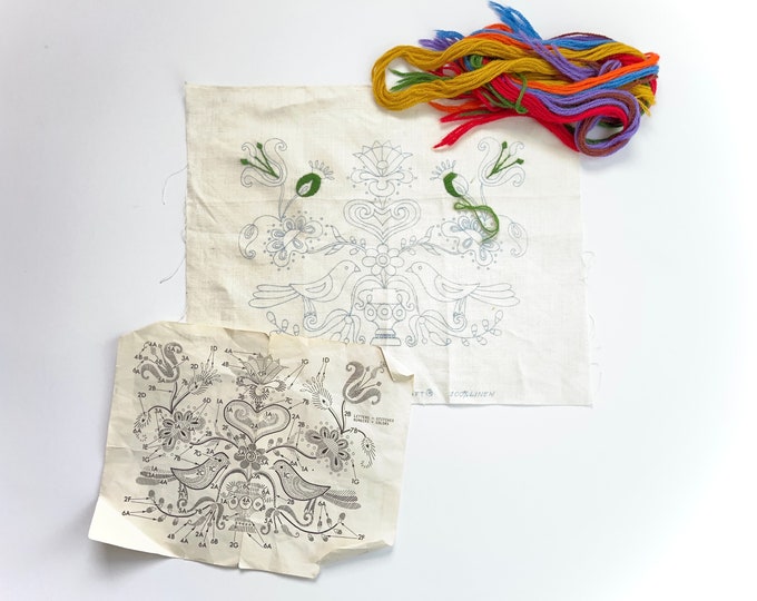 Pennsylvania Dutch Sampler, Paragon Needlecraft Crewel Kit 02506x ...