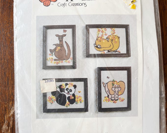 Flower Critters Embroidery Kit, Flower Elephant 12085, Better Homes ...