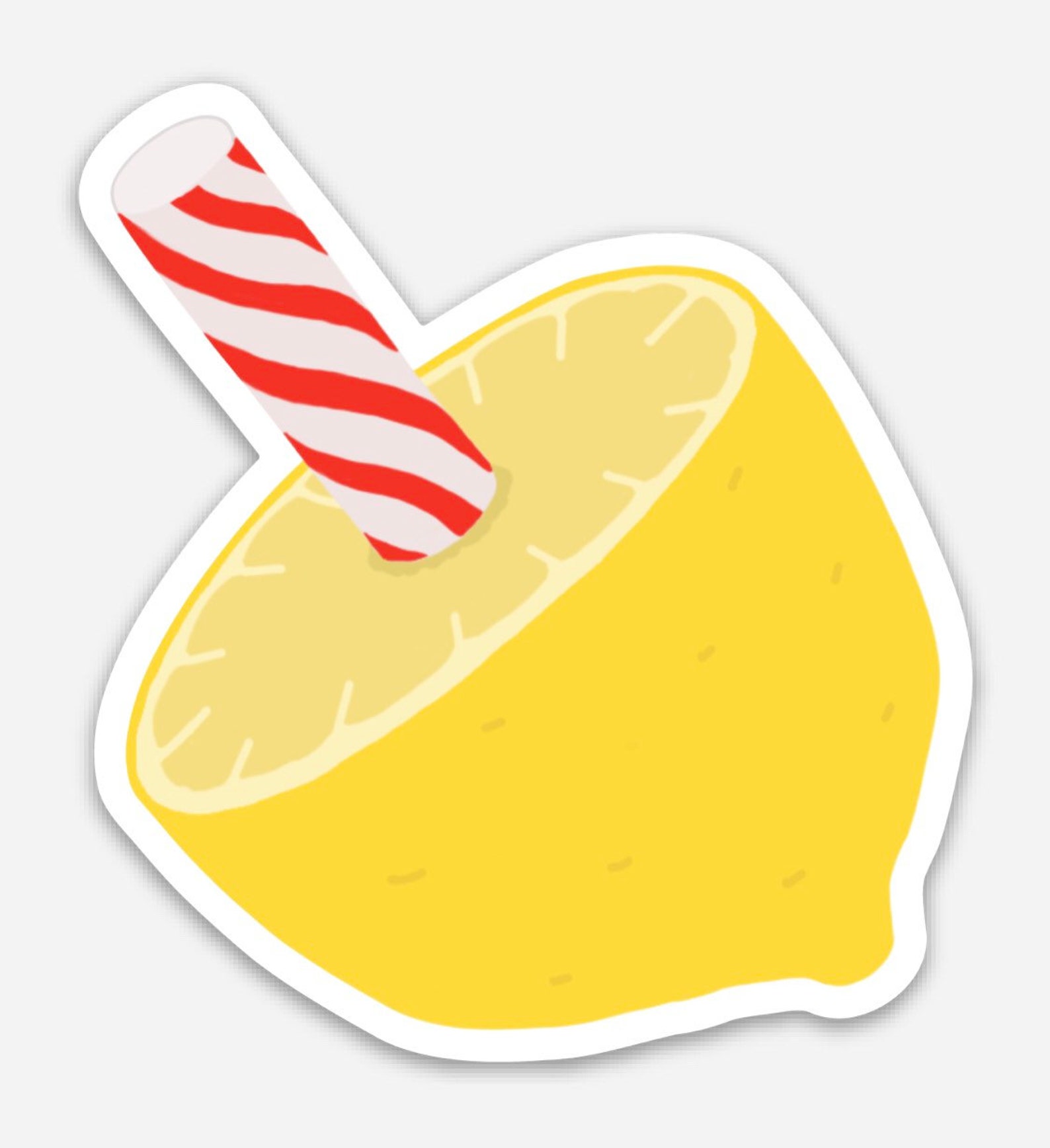 Baltimore Maryland | Lemon Peppermint Stick Treat | Matte Vinyl Sticker ...