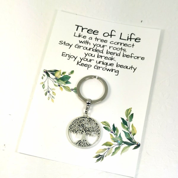 Tree Keychain - Etsy
