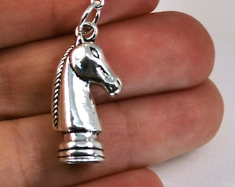 Knight Chess Piece Keychain Knight Chess Piece Key Ring - Etsy