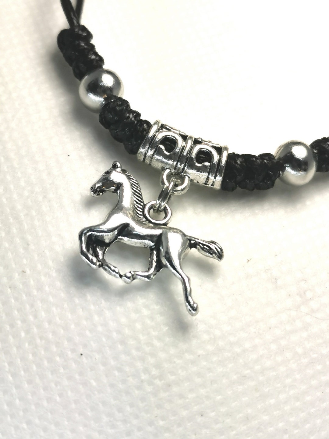 Horse Bracelet Corded | Gift for Horse Lover | Horse Charm Bracelet ...