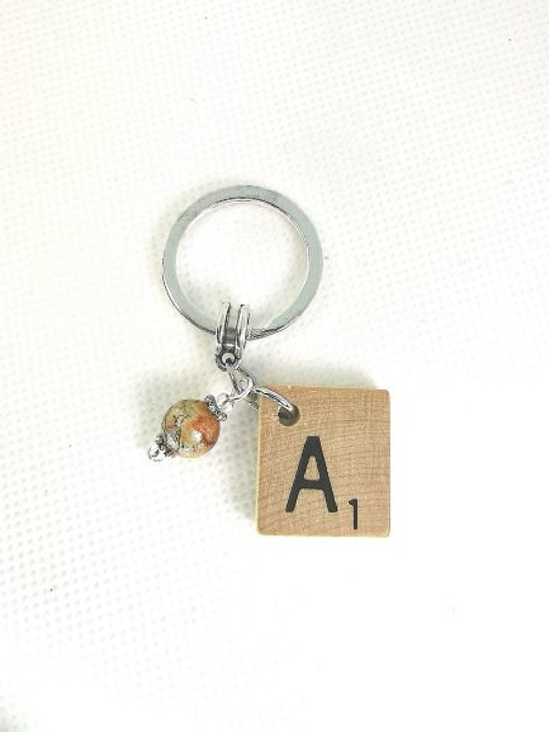 Scrabble Tile Keyring - Scrabble Tile Keychain- Fun Keyring -individual ...