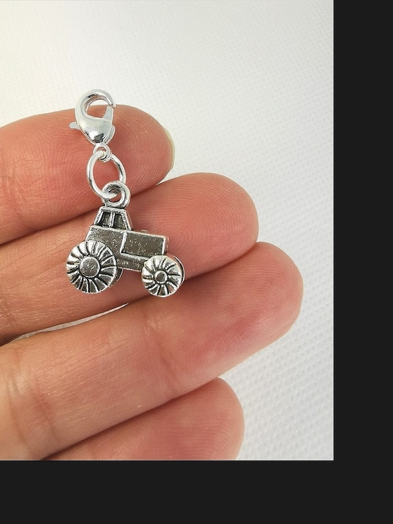 Tractor Charm Farming Charms 3D Tractor Agriculture | Etsy