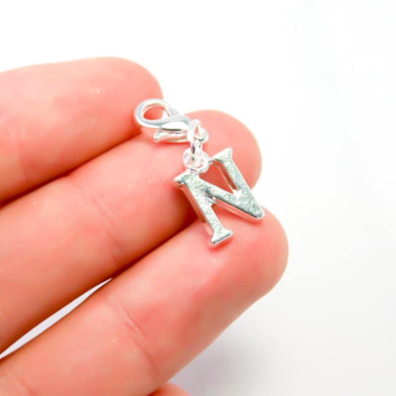 N Alphabet Keychain - Etsy