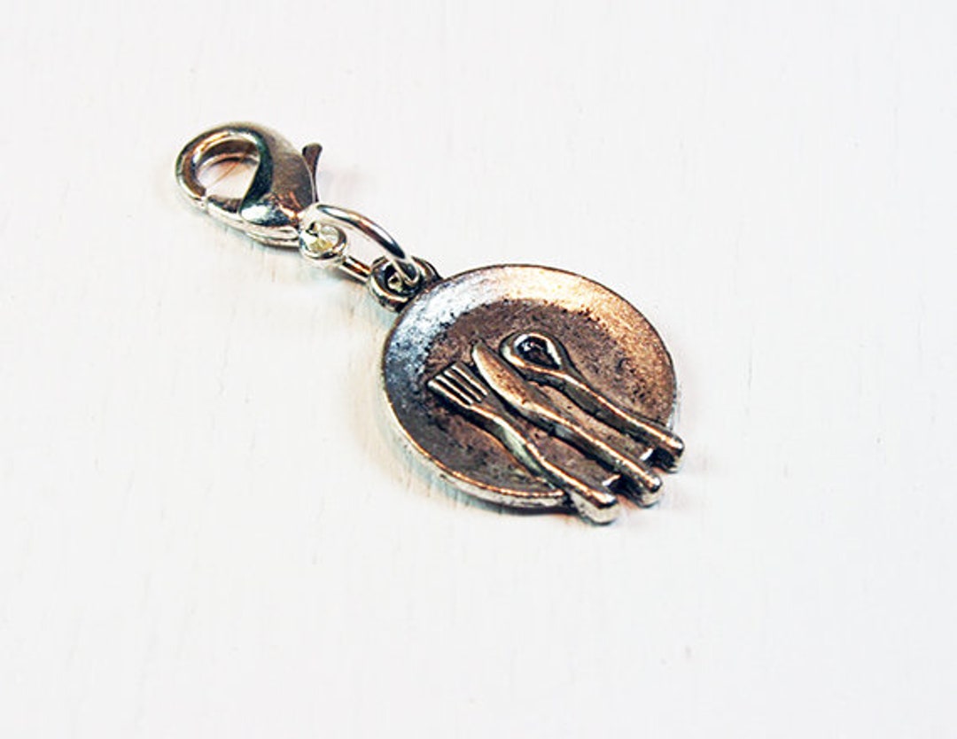 Dinner Plate Charm - Chef Charm - Restaurant Waiter/waitress Charm ...