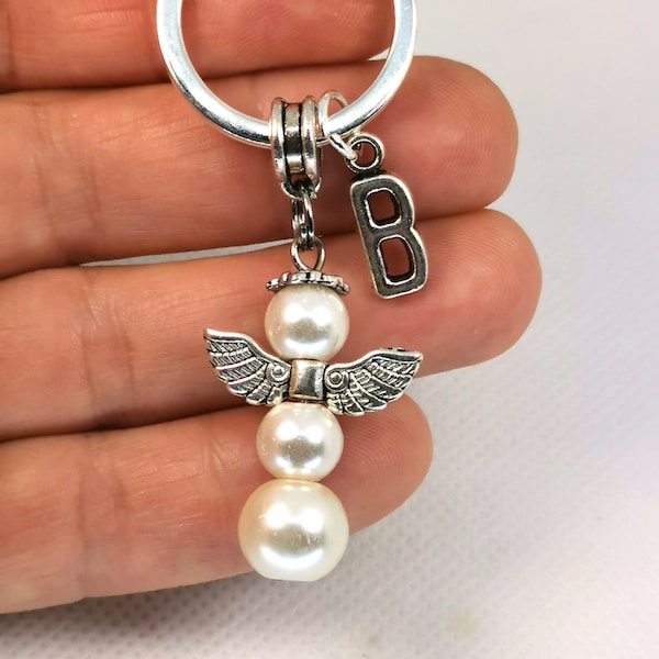 Angel Keyring - Etsy