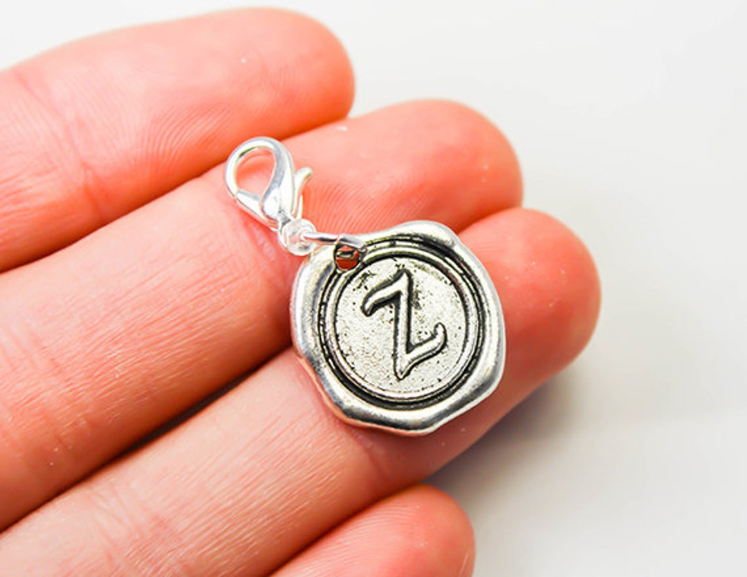 Letter Z Charm - Initial Z Charm - Clip on Alphabet Charms -SCC800 - Etsy