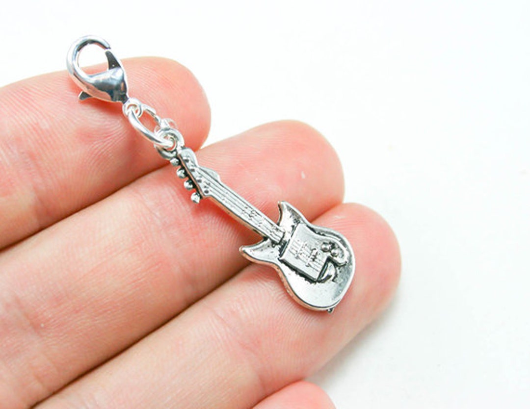 Guitar Clip on Charms | Electric Guitar Clip on Charm | Guitar Charm ...