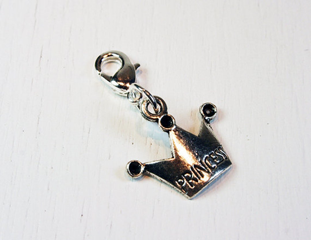 Princess Crown Zipper Charm | Girls Princess Zip Pull Charm | Little ...