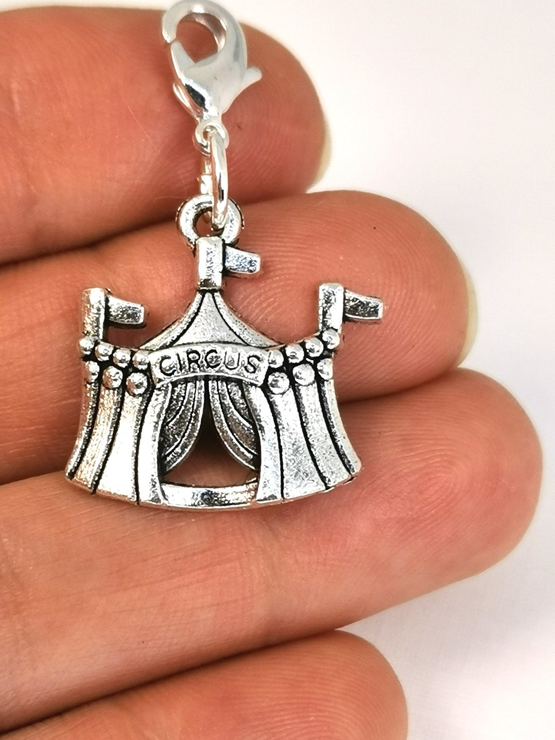 Circus Tent Zipper Charm | Circus Tent | Carnival Charm | Char M ...