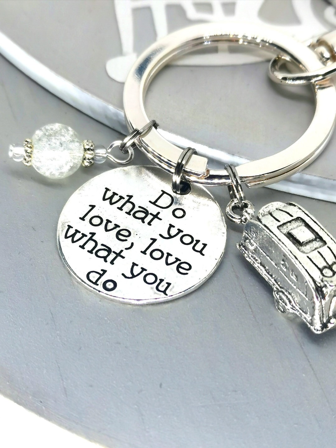 Camper Keychain ,camping Keychain , Caravan Keyring, Trailer Keychain ...