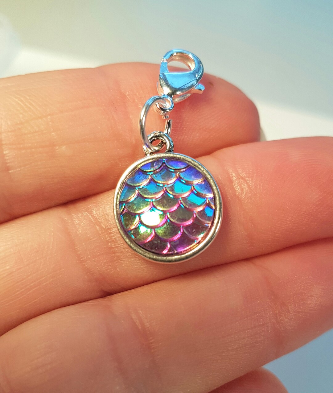 Mermaid Pendant Charm - Mystical Ocean Charm - Aquatic Creature ...