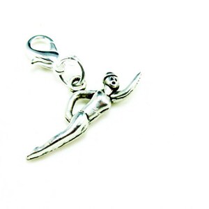 Swimmers Clip Charm | Swim Team Charm | Swimmer Charm for Bag | Zipper ...