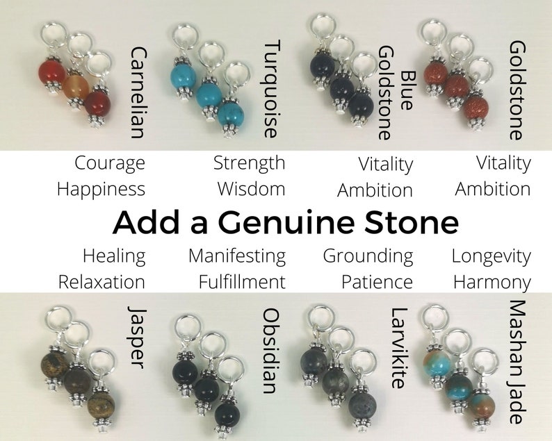 Genuine Stone Add a 6mm Genuine Stone Healing Stones | Etsy Canada