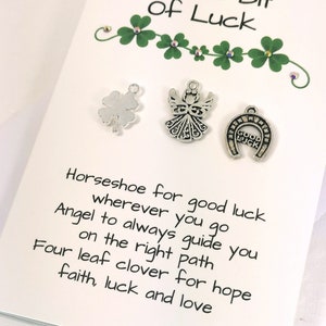 Good Luck Gift | Good Luck Card | Little Bit of Luck Keepsake Gift ...