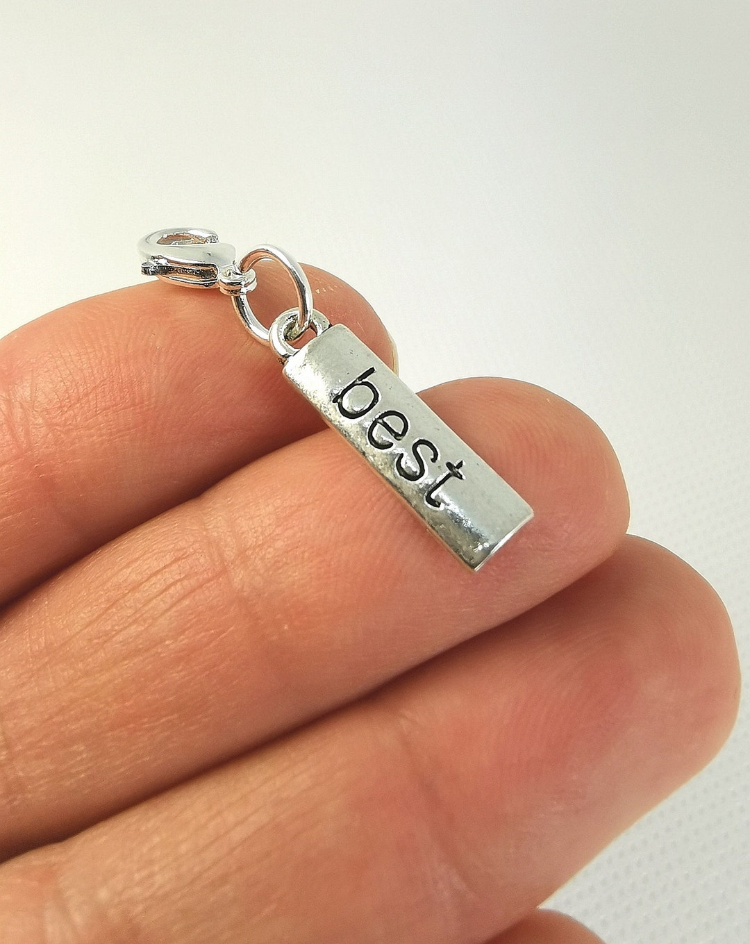 Bracelet Clip on Charm | Best Zipper Pull Charm | You're the Best Charm ...