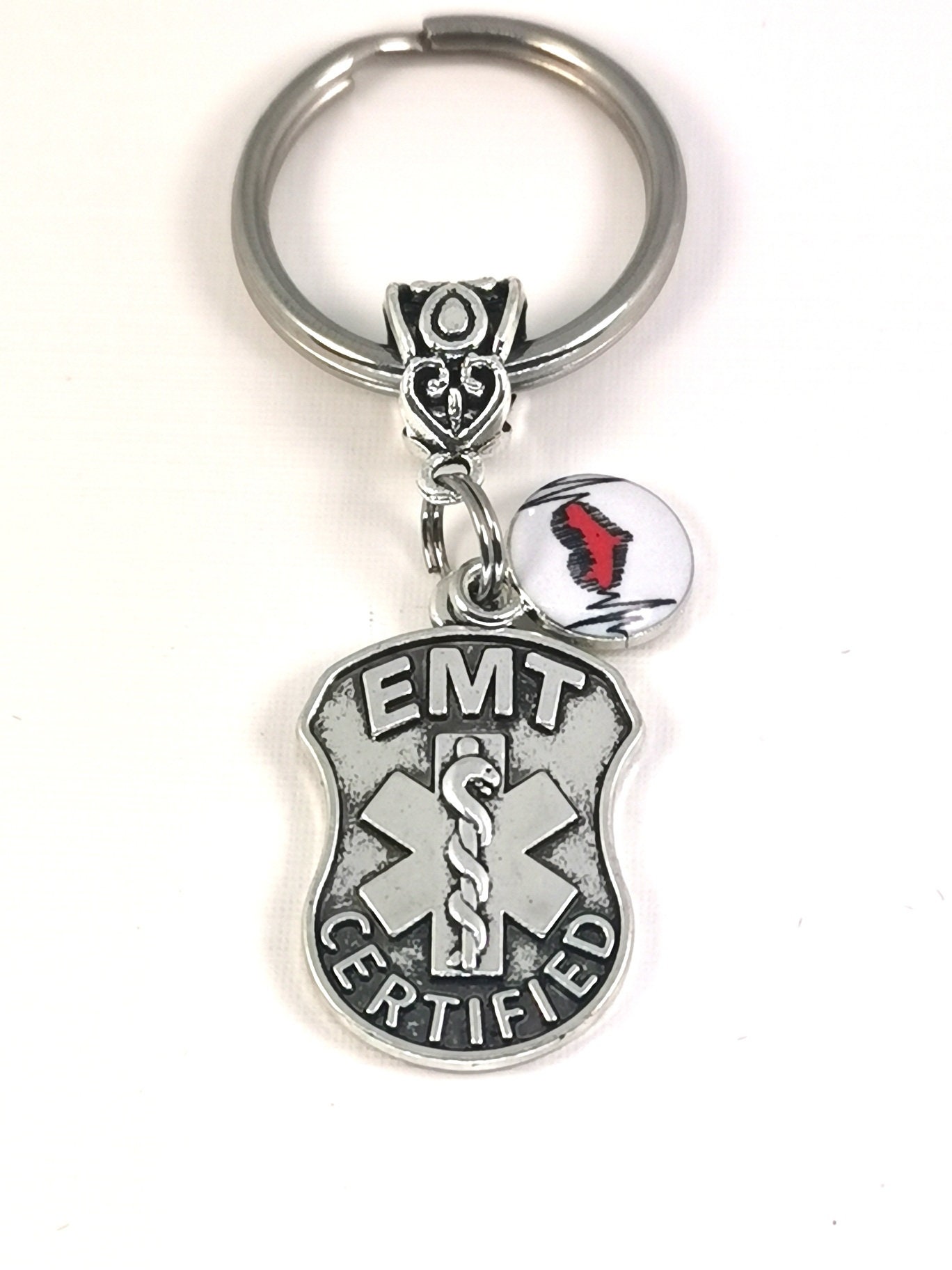 EMT Keychain EMT Keyring Ambulance Driver Key Chain - Etsy UK