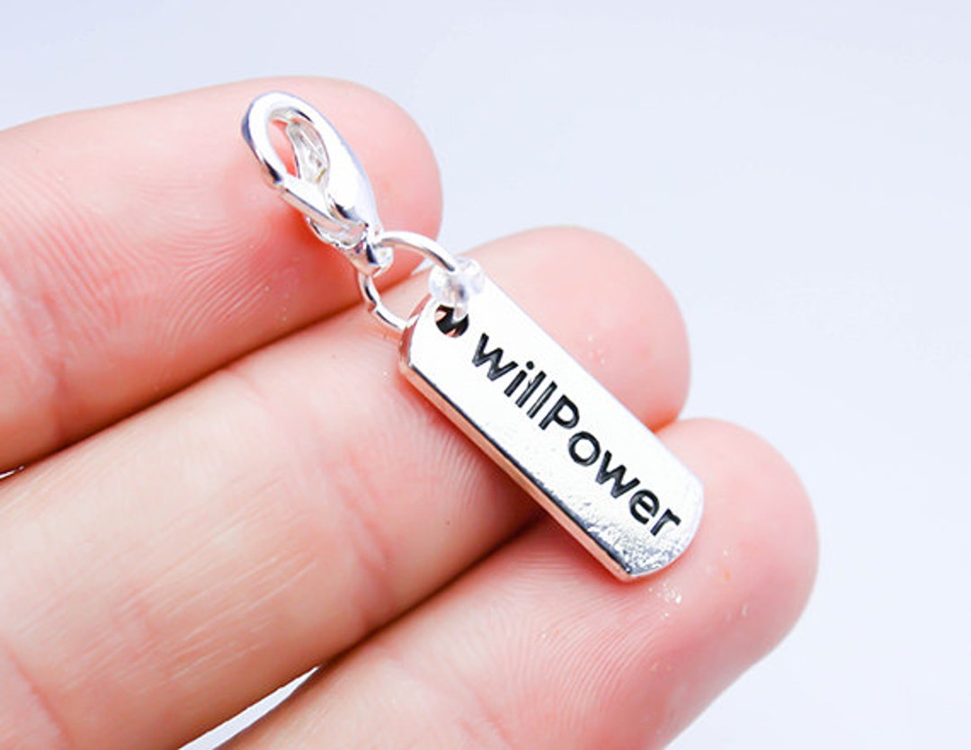 Will Power Charm. Courage Charm. Strength Charm. Bracelet Charm for ...