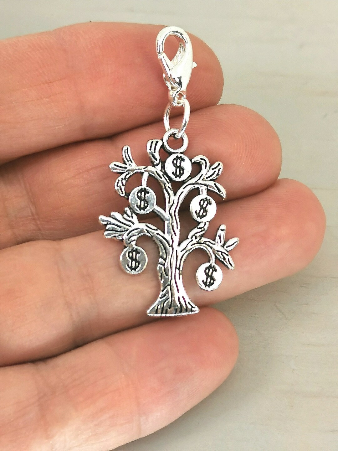 Money Tree Clip on Charm | Money Tree Bag Clip Charm | Manifesting ...