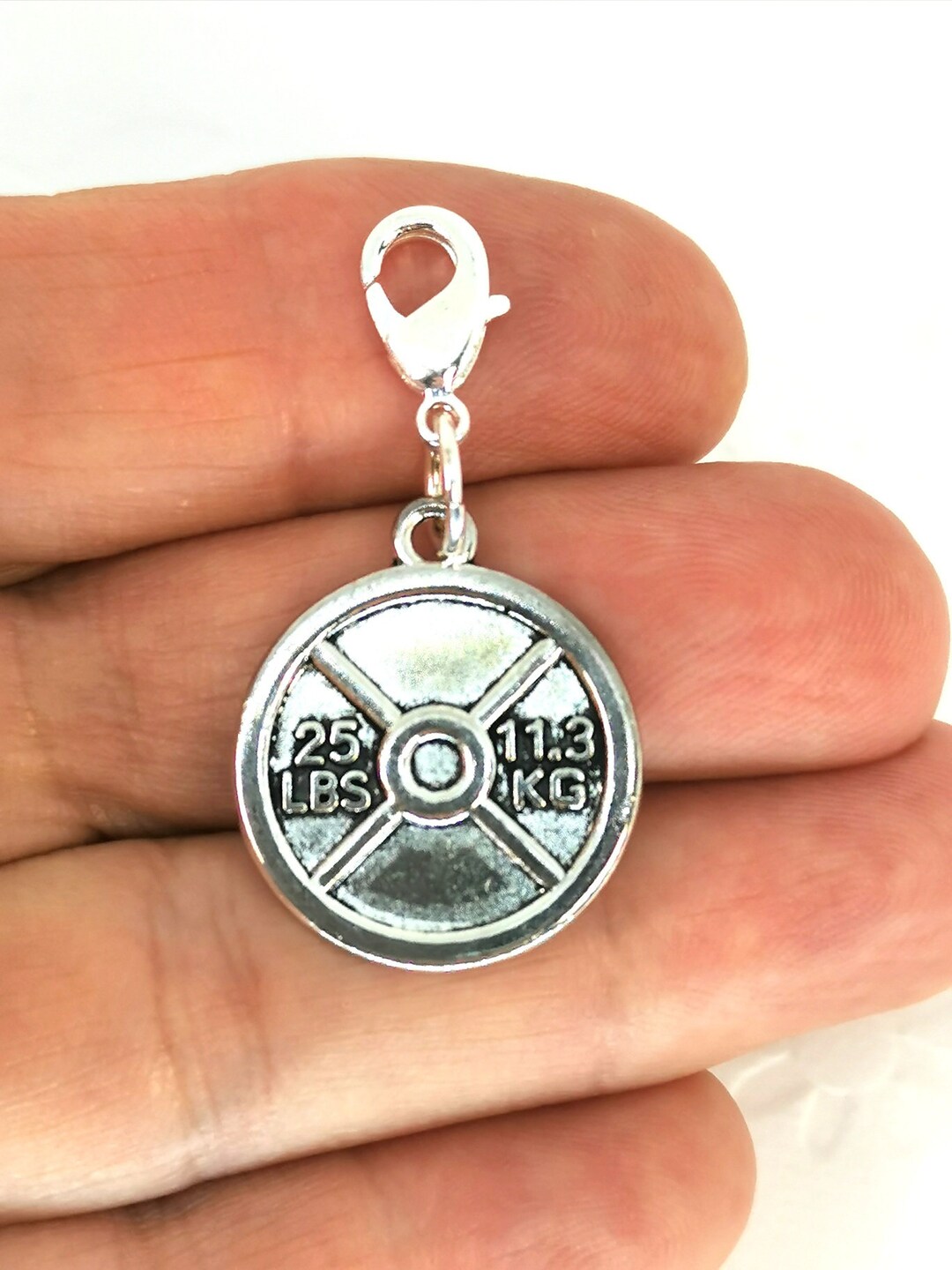 Bodybuilder Weight Charm - Fitness Charm - Gym Charm - Getting Fit ...
