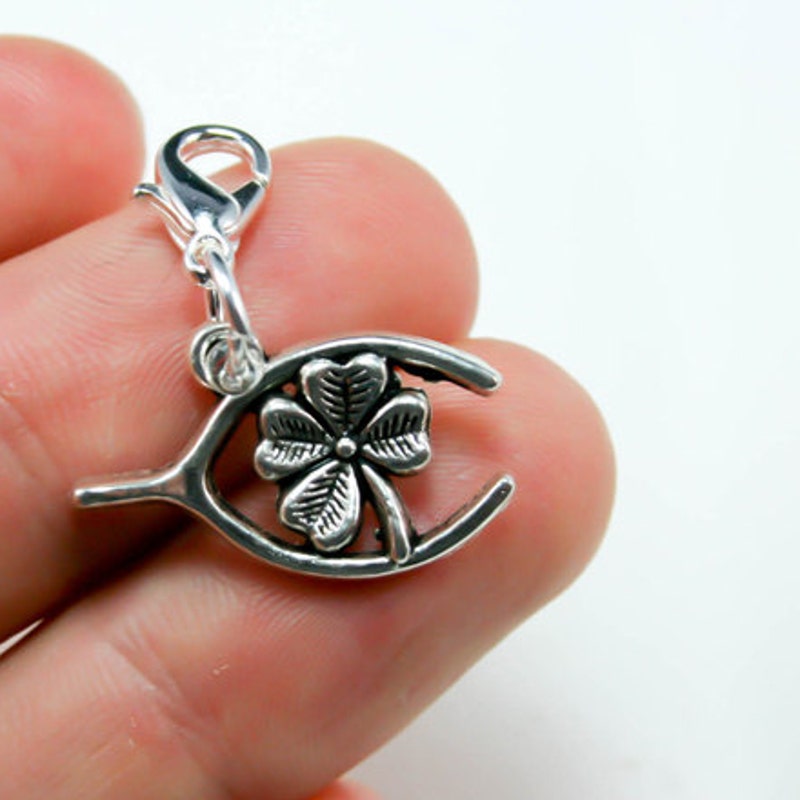 Wishbone Keychain - Etsy
