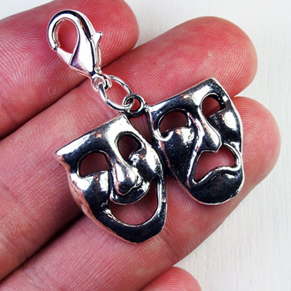 Drama Masks Charm - Etsy