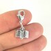 Initial P Bracelet Charm Letter P Initial Charm. Silver Letter Charm ...