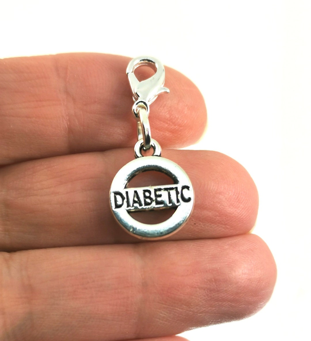 Diabetic Keychain Charm | Type I Diabetic Keyring Charm | Type 2 ...