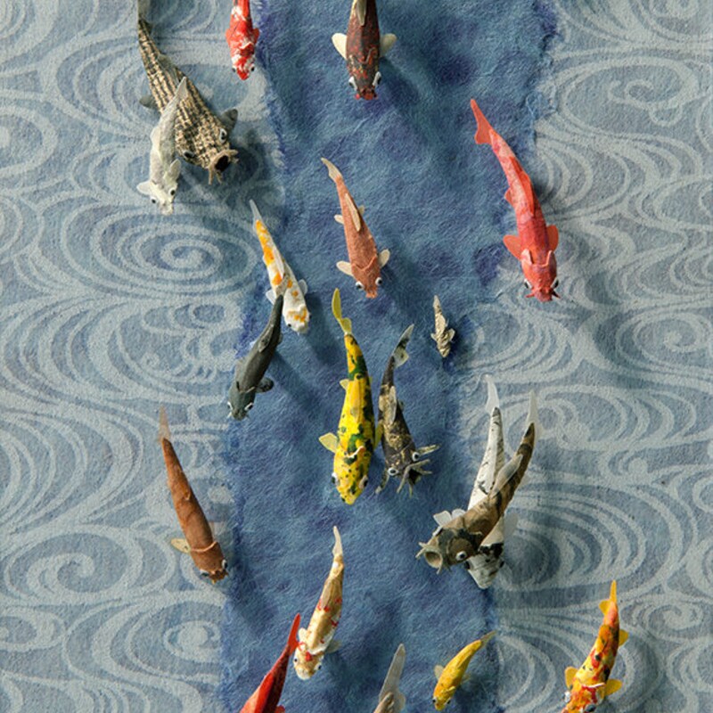 Japanese Koi Greeting Cards - Etsy