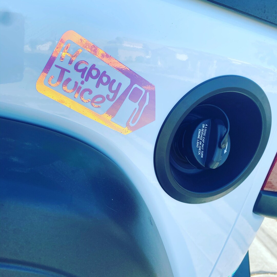 Vehicle happy Juice Decal - Etsy