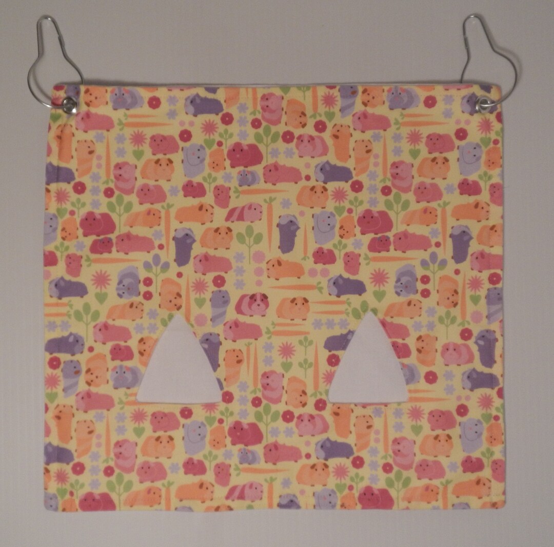 The pigout Pouch.. Pastel Guinea Pigs Pattern on - Etsy
