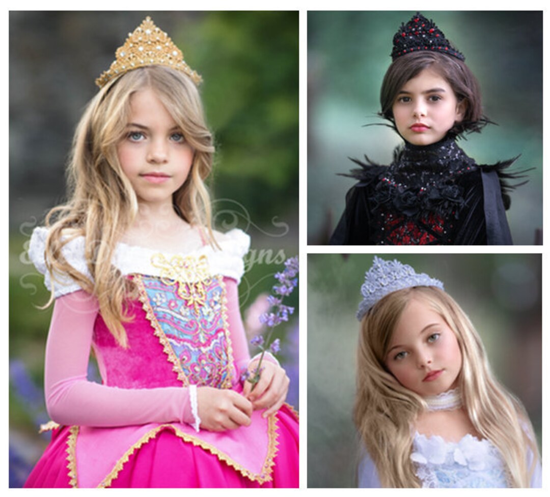 Handmade Princess Aurora Tiara With Swarovski Crystals - Etsy UK
