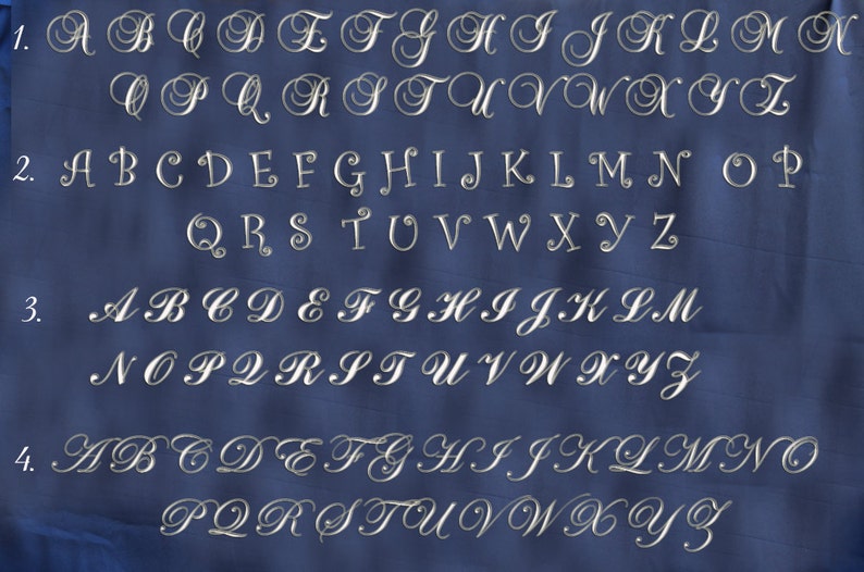 Script Wooden Letter Monogram PAINTED Wooden Initials - Etsy