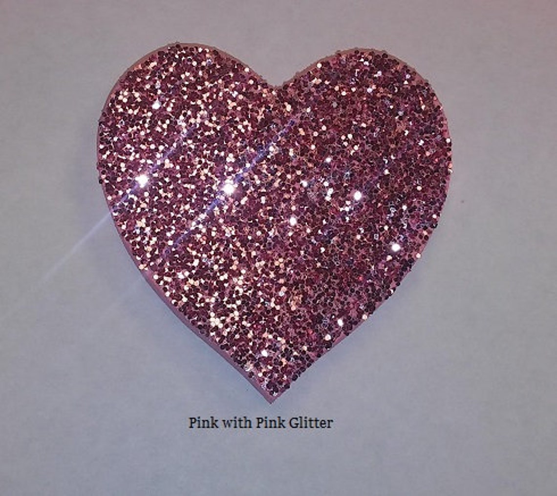 ADD Glitter to the Name - Glitter Sparkly Sign - Shiny Glitter Pink or ...