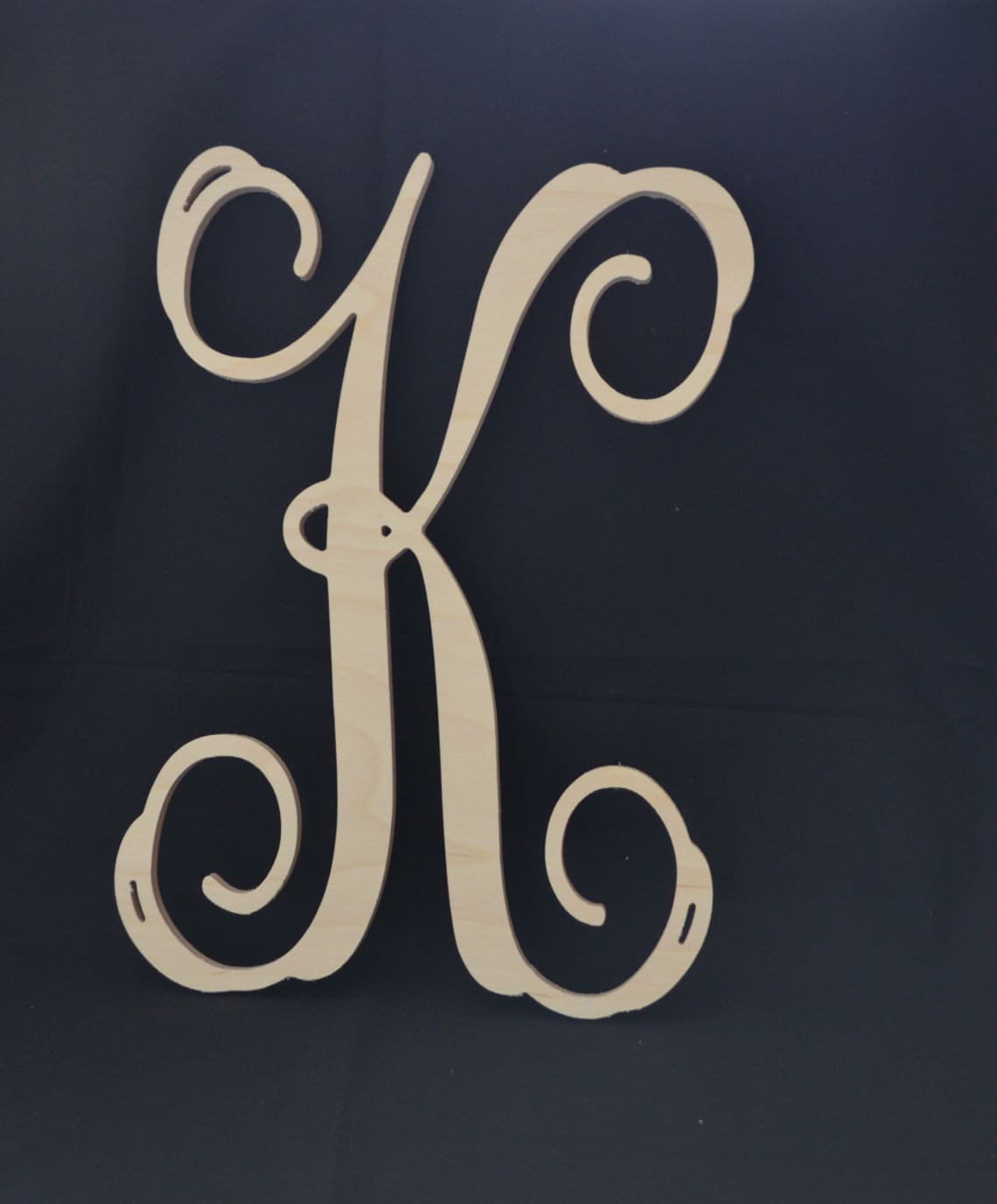 18 INCH Vine Single Monogram Letter Unfinished Wooden Wall - Etsy