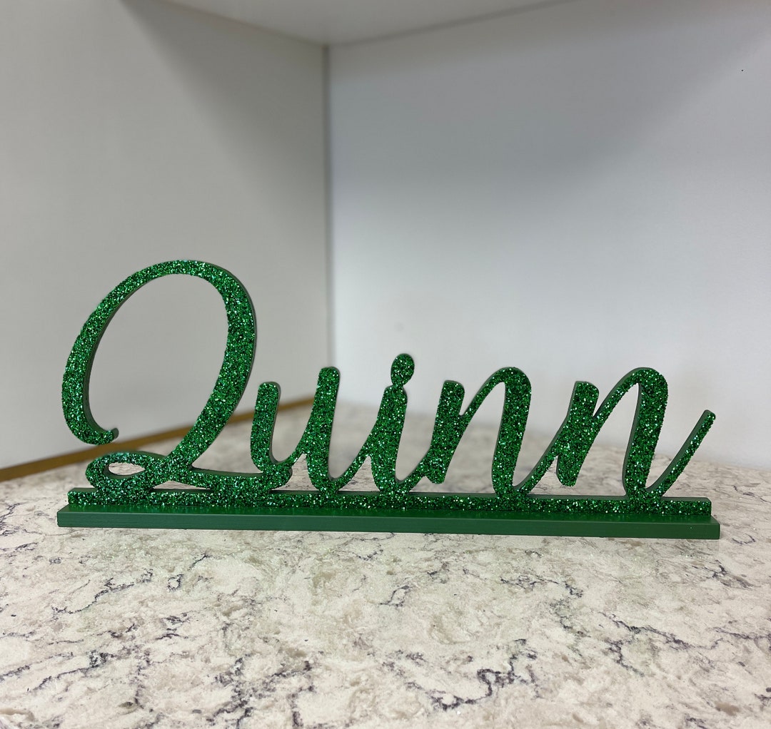 Stand-alone Letters on Base - Custom Standing Wood Letters for Sweet 16 ...