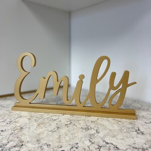 Stand-alone Letters on Base - Custom Standing Wood Letters for Sweet 16 ...