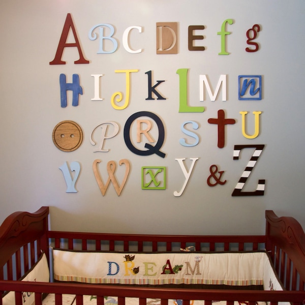 Alphabet Wall Letters - Etsy