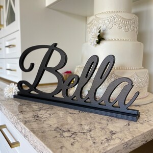 Personalized Name Sign, Custom Word Name Freestanding, Custom Name ...